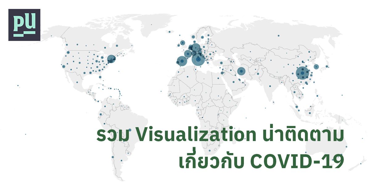 รวม Visualization น่าติดตาม เกี่ยวกับ COVID-19 | PUNCHUP